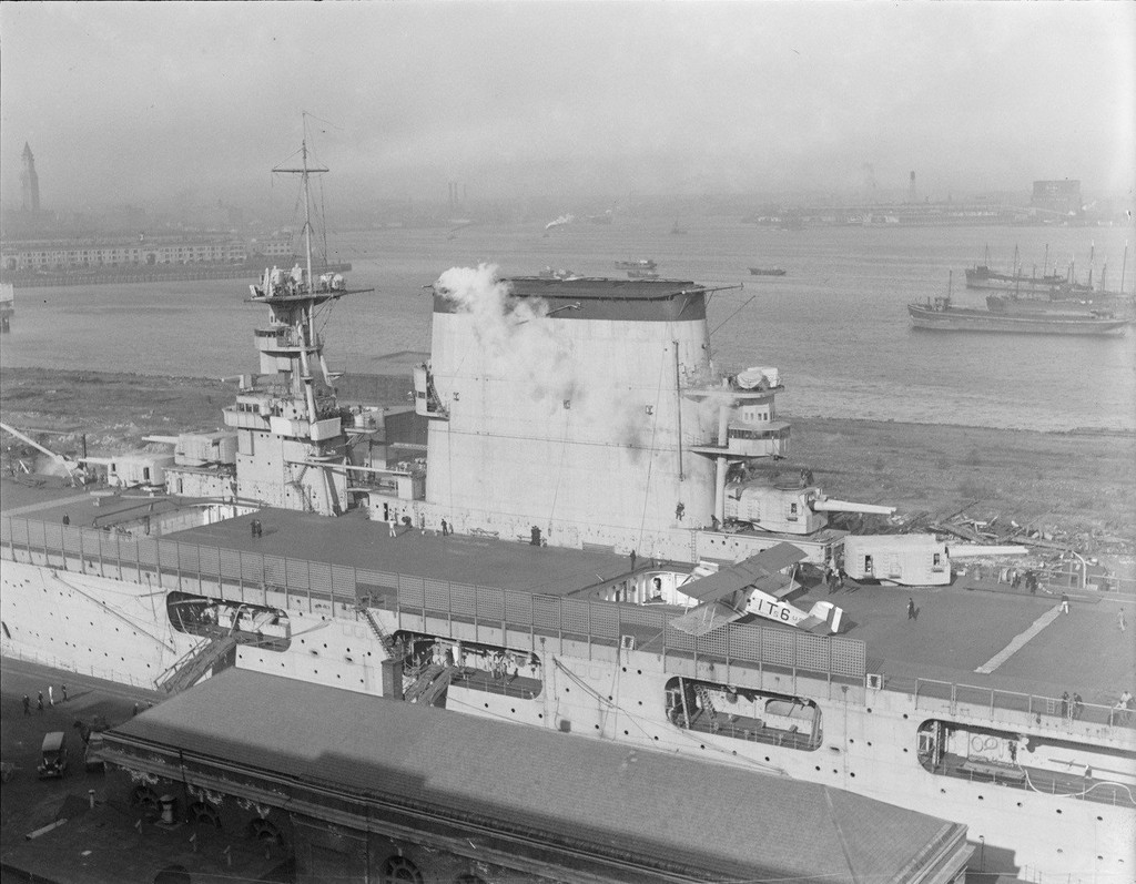 USS Lexington CV-2 1927 US Navy World War II WW2 WWII Photo Coral Sea ...