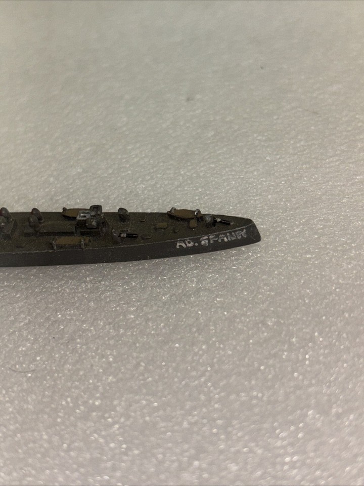 VTG 1/1200 SCALE WW2 CRUISER BATTLESHIP BOAT SHIP MODEL ADMIRAL SBAUN ...