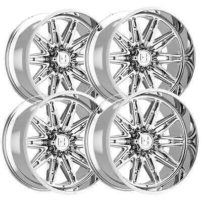 (Set of 4) Hostile H126 Maniac 20x10 6x135 -19mm Chrome Wheels Rims 20 ...