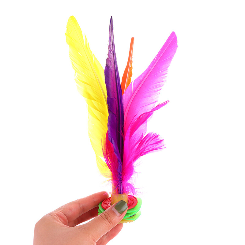 1set détachable China Kick Shuttlecock Goose Feather Footbal Foot ...