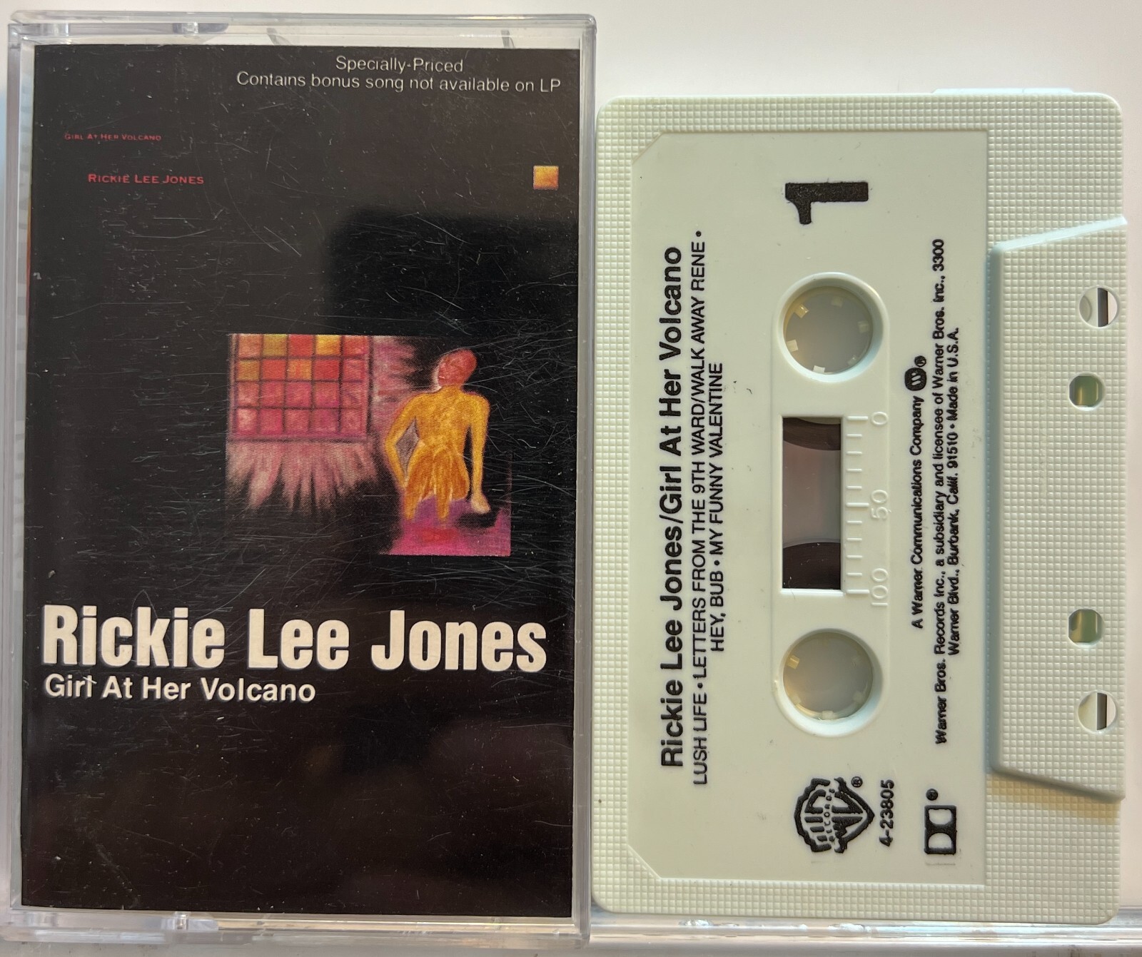 Rickie Lee Jones : Girl At Her Volcano (Cassette Tape 1983) *Rare ...