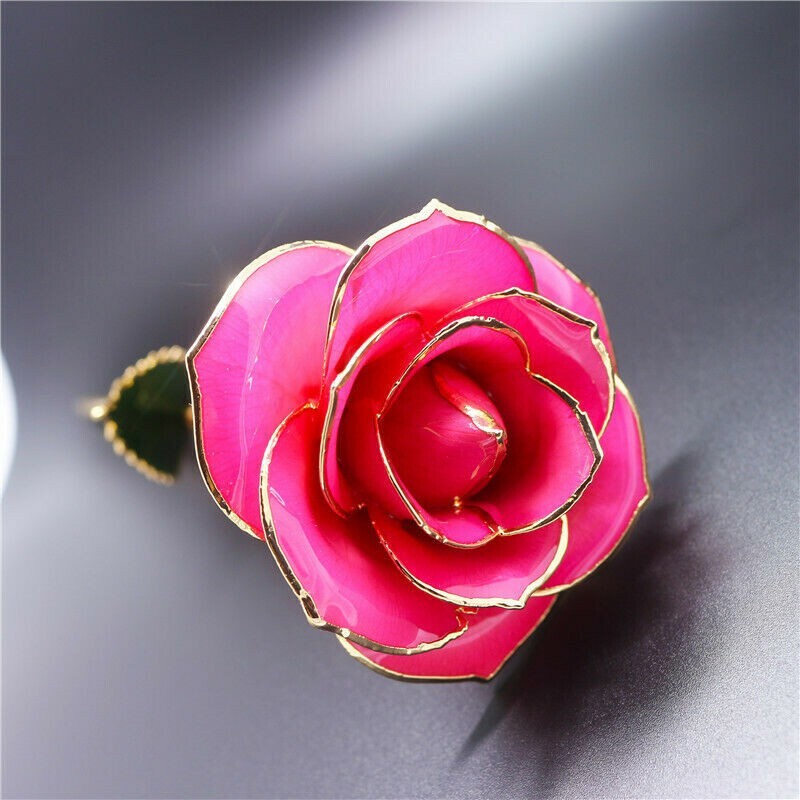 Daya- Forever real preserve rose dipped in gold 24k (Pink) | eBay