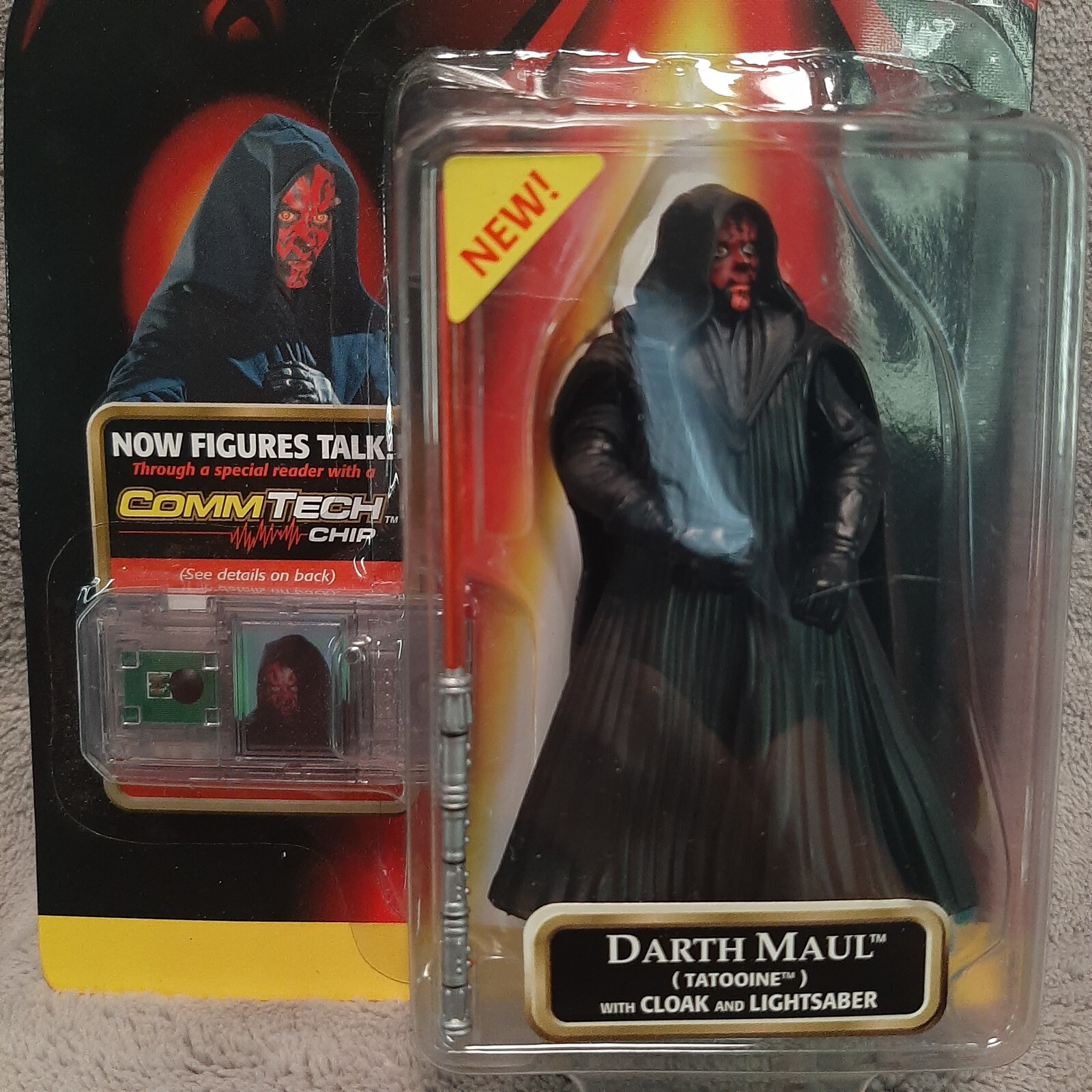 Star Wars Darth Maul Tatooine Talking Action Figure CommTech Chip ...