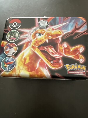 Pokemon TCG: Collector Chest Lunch Box Charizard Art - Empty, Stickers ...