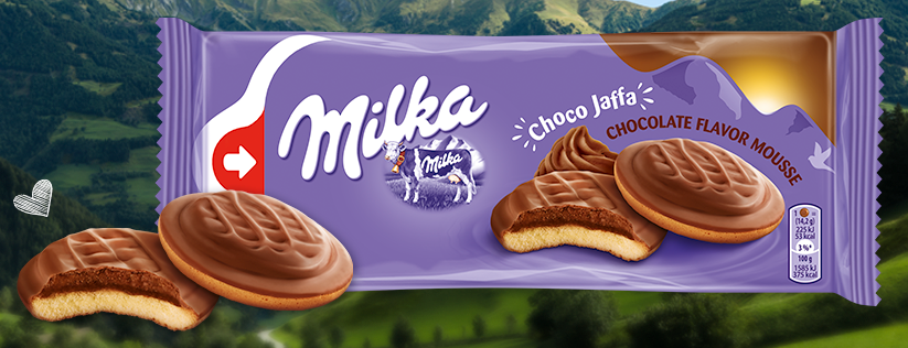 MILKA JAFFA COOKIES - 122G 147G ORANGE RASPBERRY JELLY SOFT CHOCO ...