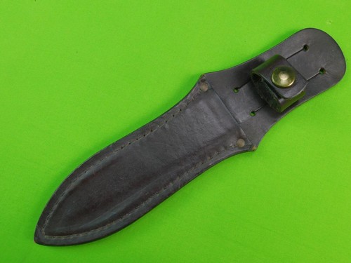 Vintage US Stiletto Knife Dagger Leather Sheath Scabbard | eBay