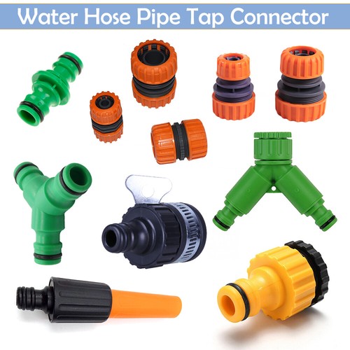 Universal Garden Watering Water Hose Pipe Tap Plastic Connector Adaptor ...