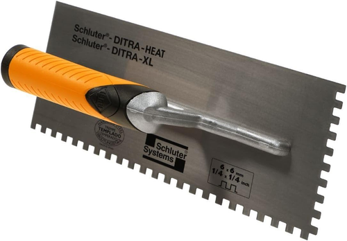 Ditra Heat/Xl Square-Notch Trowel - Ideal for Installing Ditra-Heat and ...