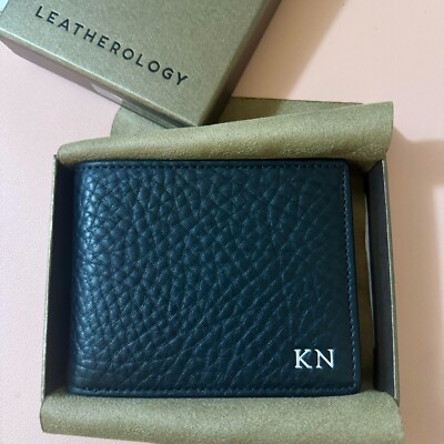 Leatherology Bifold Wallet (Personalized Initials, KN) | eBay