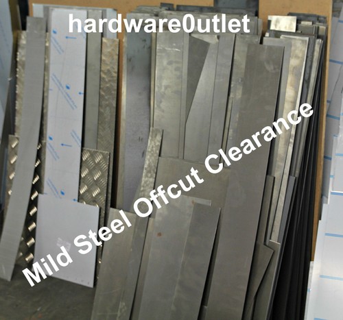 5 kg's MIXED MILD STEEL SHEET Off Cuts OFFCUTS Guillotine Cut Metal ...