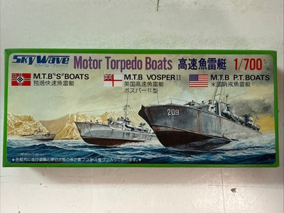 Skywave Motor Torpedo Boats 1/700 Kit - MTB S-Boat, MTB Vosper II, MTB ...