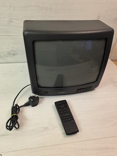 Matsui 1420T 14 CRT Retro Gaming TV SCART Tested Working with Remote ...