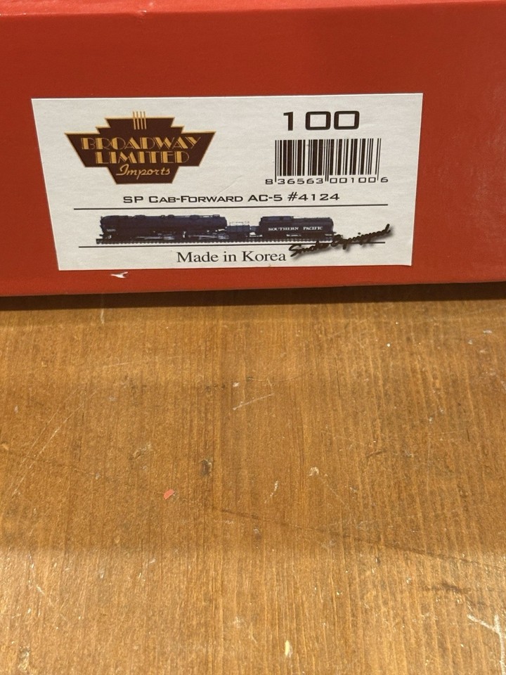 Broadway Limited Paragon Ho Scale #100 Locomotive SP Cab-Foward AC-5 ...