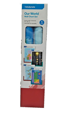 OUR WORLD WALL CHART (SET OF FOUR CHARTS) - LAMINATED - 70*48 CM | eBay ...