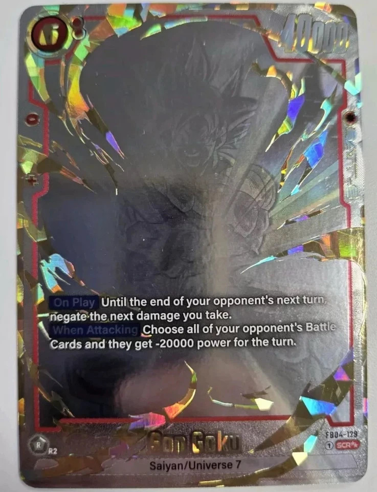 Dragon Ball Super Fusion World Son Goku SCR God Rare FB04-129 Ultra ...