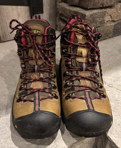 KEEN Utility Pittsburgh 6” WP Leather Steel Toe Bison Brown Men’s Size ...