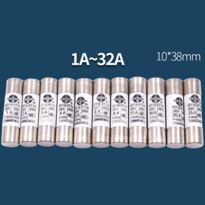 1A-32A Ceramic Fuse Domestic Electric Fuses Plug Household 10x38mm 20A ...