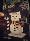 foco university of Michigan snowman building set, mini brick build ...