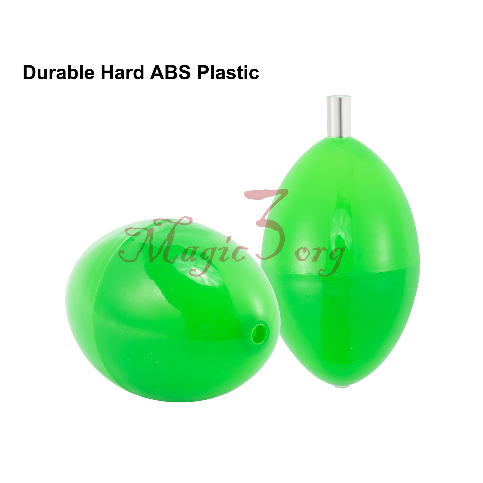 10pcs Fishing Float Bobber Bubble Casting Clear Plastic Oval Small Medium Large | eBay