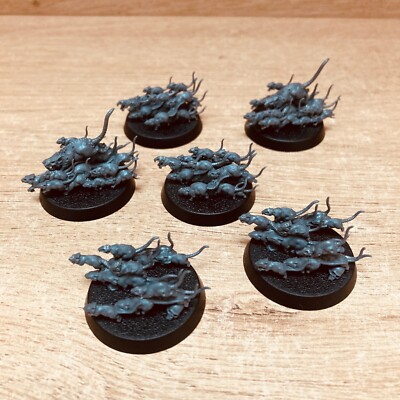 Warhammer Quest Cursed City Corpse Rats Swarms x 6 Soulblight Gravelord ...