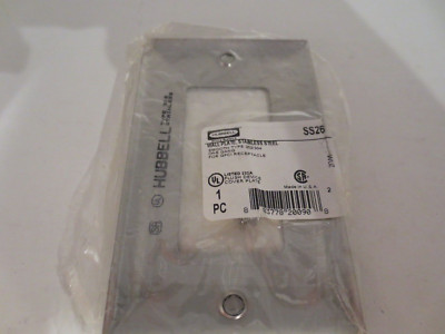 Hubbell SS26 Stainless Steel Wall Plate | eBay