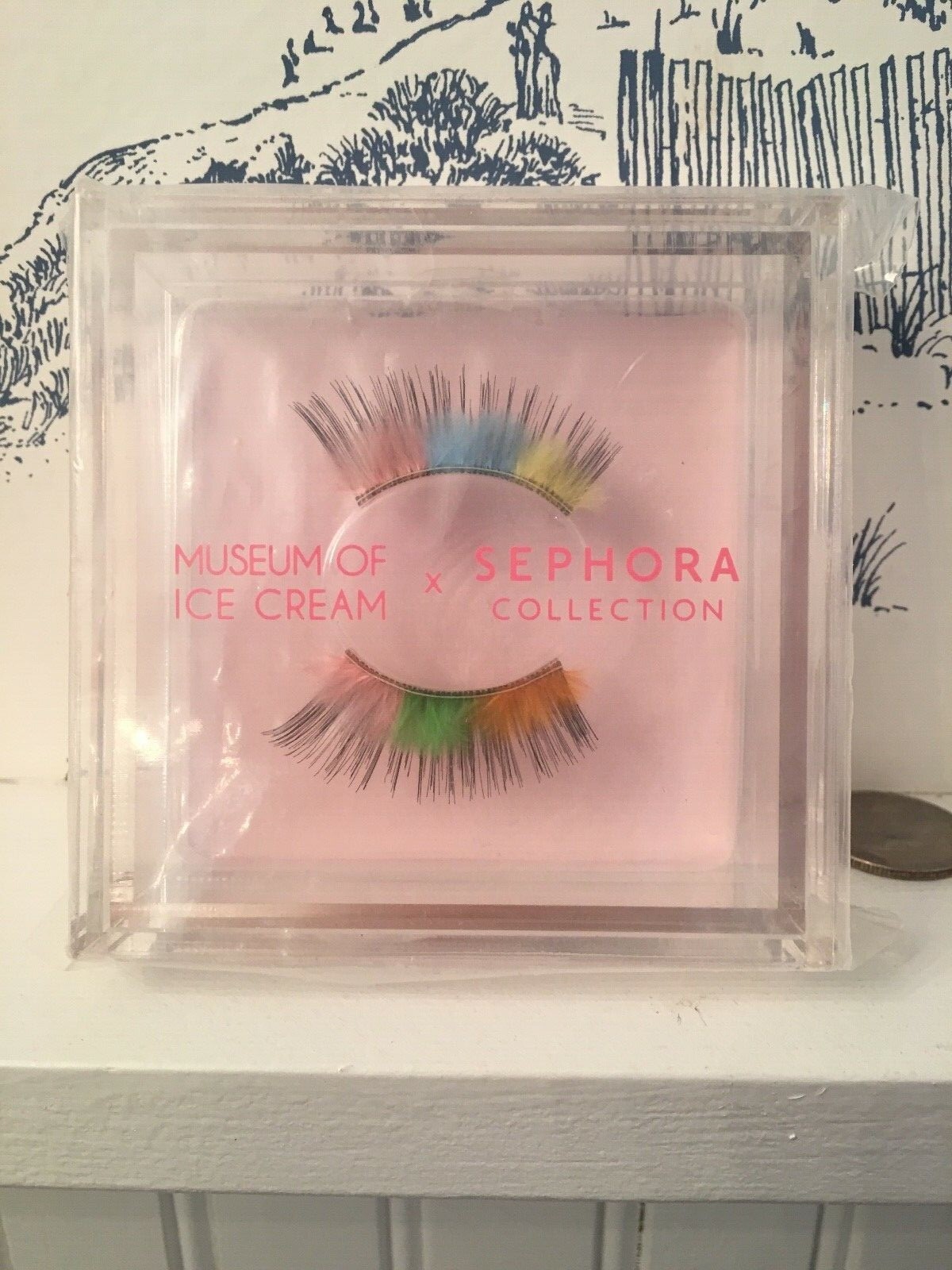RAINBOW FALSE EYELASHES Limited Edition!SEPHORA Re-Usable BOXED ...