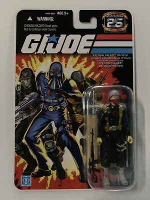 GI Joe Cobra Python Patrol Officer [Canada Bilingual Card] [25th ...
