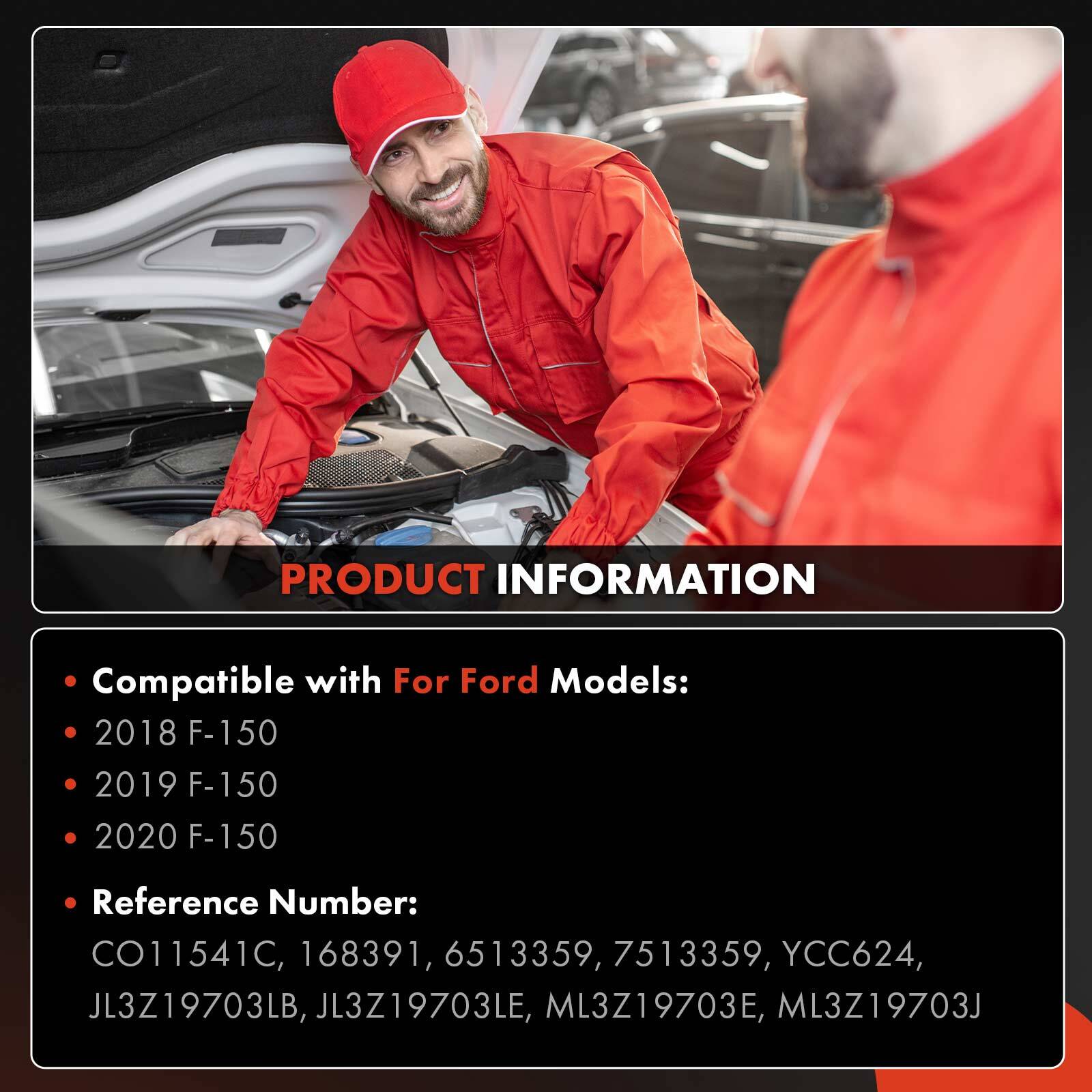 New AC A/C Compressor for Ford F-150 2018 2019 2020 V8 5.0L 7SAS17C ...