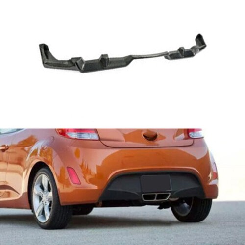 Dry Carbon Fiber Rear Bumper Lip Diffuser Bodykit For Hyundai Veloster ...