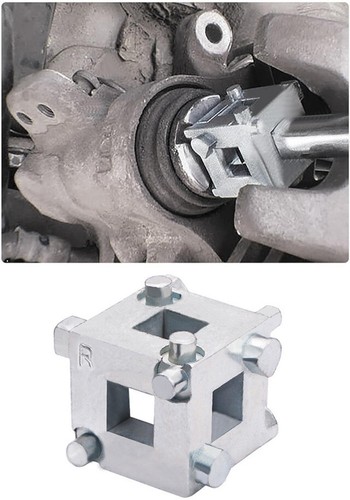 Car Rear Disc Brake Piston Tool 3/8" Caliper Wind Back Cube Compression ...
