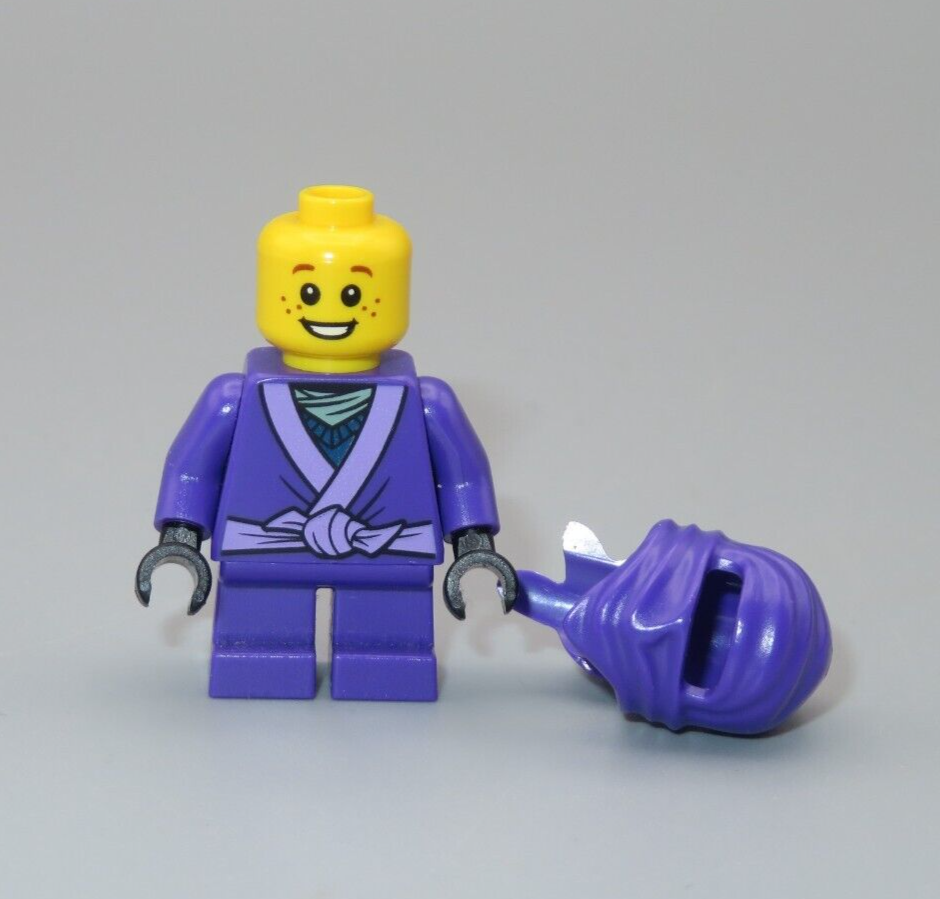 LEGO Ninjago Lil Nelson purple Ninja minifigure 70589 Day of the ...