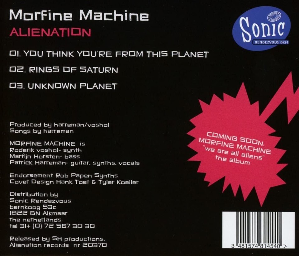 Morfine Machine Alienation (CD) (UK IMPORT) | eBay