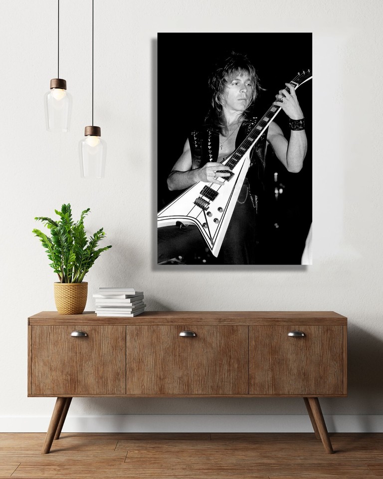 Randy Rhoads Poster 24x36 Inch Live Concert Photo Rare Wall Art Print ...