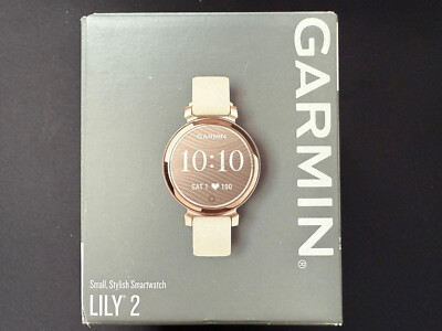 NEW Garmin Lily 2 Women Small Stylish Smartwatch Fitness Cream Gold | eBay