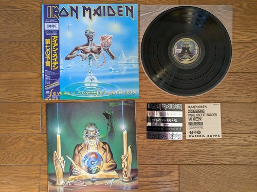 IRON MAIDEN Seventh Son Of A Seventh Son 1988 Japan LP OBI ＆Sticker ...