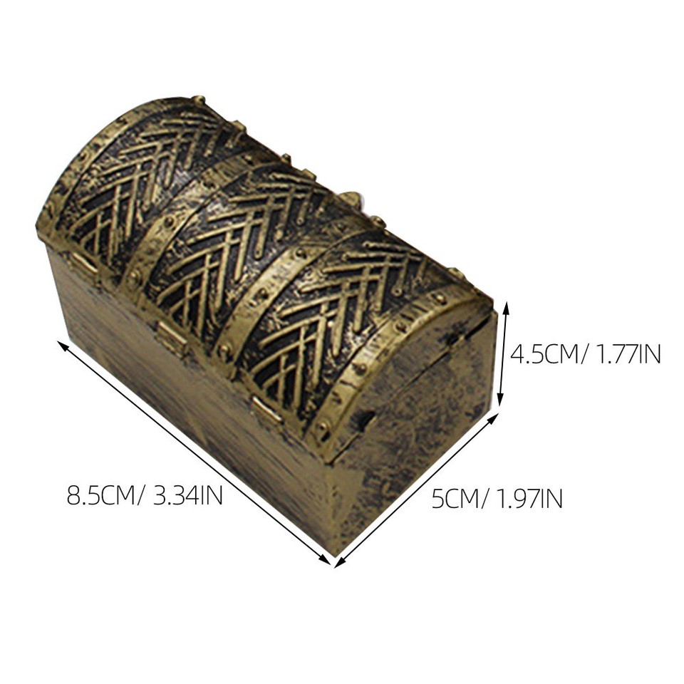 Kids Treasure Box Pirate Chest Decorative Toy Storage Box Decorative ...