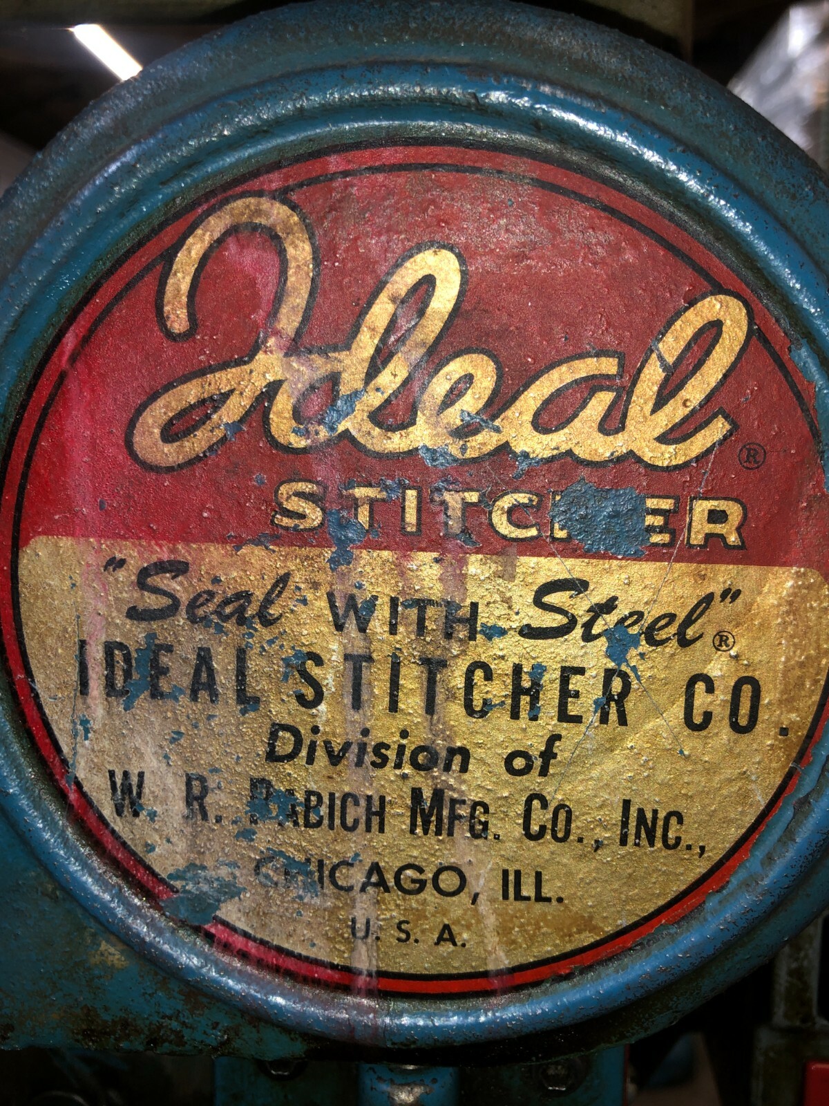 IDEAL INDUSTRIAL WIRE STITCHER MACHINE IB-2043 1/3 HP 1725 RPM 1 PHASE ...