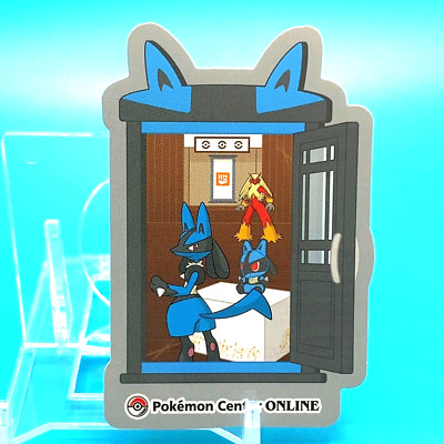 Pokémon Center online Lucario Sticker Nintendo Japanese Anime F/S | eBay