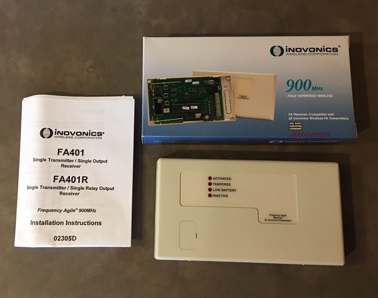 NEW INOVONICS FA401 WIRELESS RECEIVER (PERFECT FOR PANIC/HOLDUP ALARMS ...