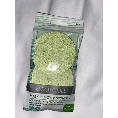 EcoTools Facial Mask Remover Sponges 2 Count Packs Gentle Exfoliation ...