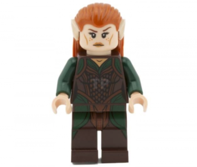 Lego Tauriel 79001 Dark Green and Dark Brown Outfit The Hobbit ...