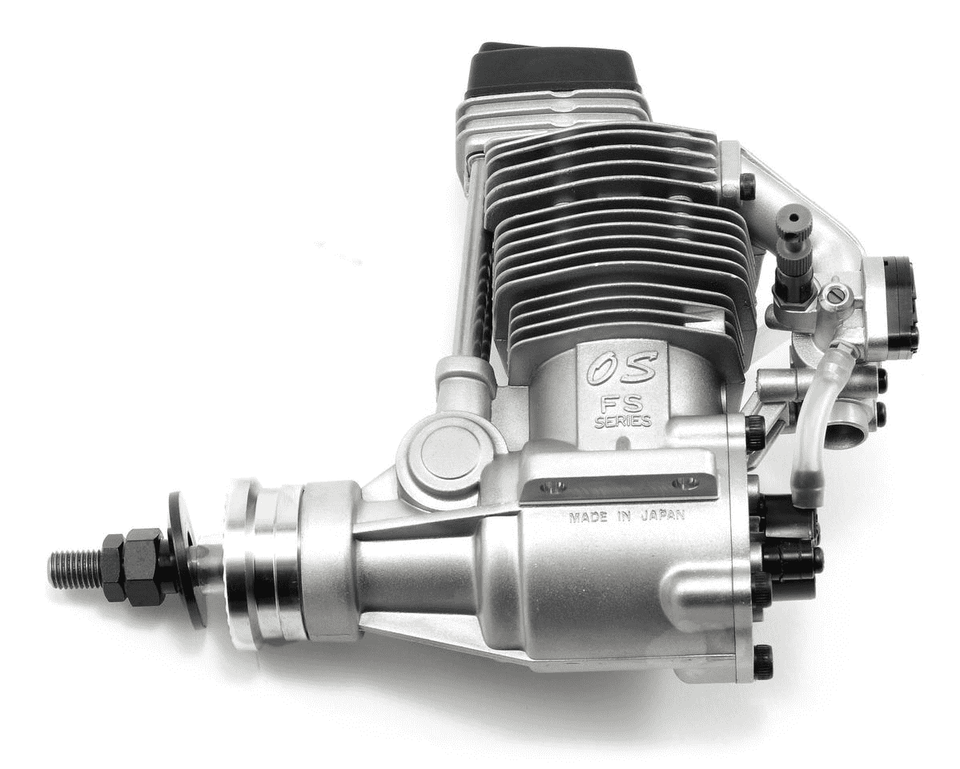 OS 120FS FS120III Four Stroke RC Airplane Engine w/ Pump Ring 70N Carb ...