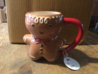 Target Threshold Gingerbread Man Mug - Christmas stoneware ginger bread ...