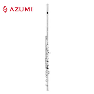 Azumi AZ1SRBEO Open Hope, Offset G, B Foot Silver Plated Flute with ...