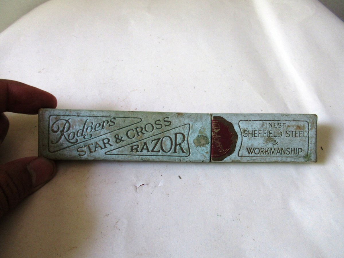 Crossed Straight Razor Designs