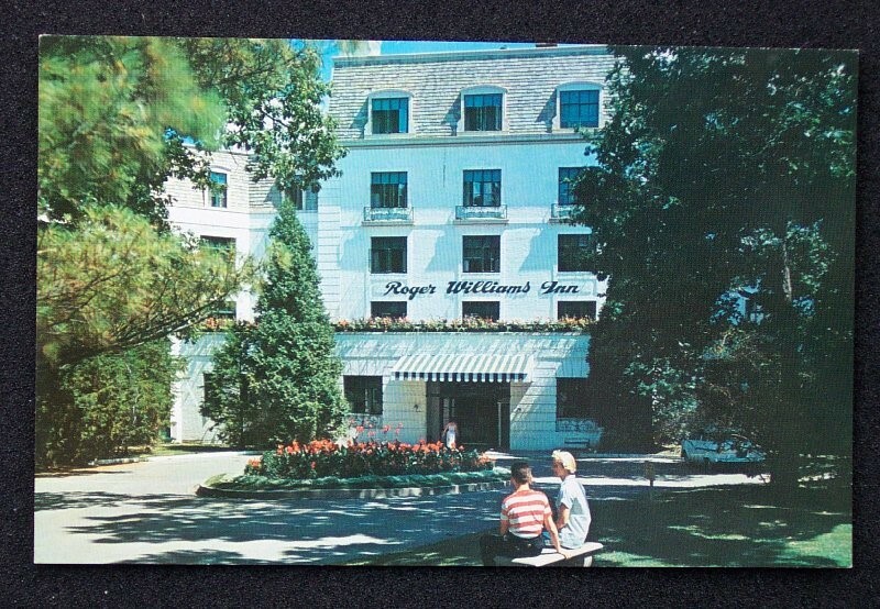 1950s American Baptist Roger Williams Inn Old Car Green Lake WI ...