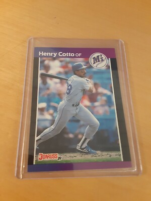 1989 Donruss #109 HENRY COTTO Seattle Mariners Baseball Card, OF ...