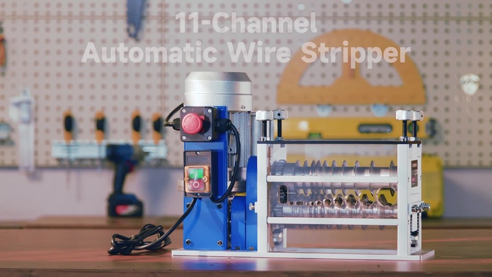 CREWORKS 550W Electric Wire Stripping Machine 0.06-1.6in Power Cable ...