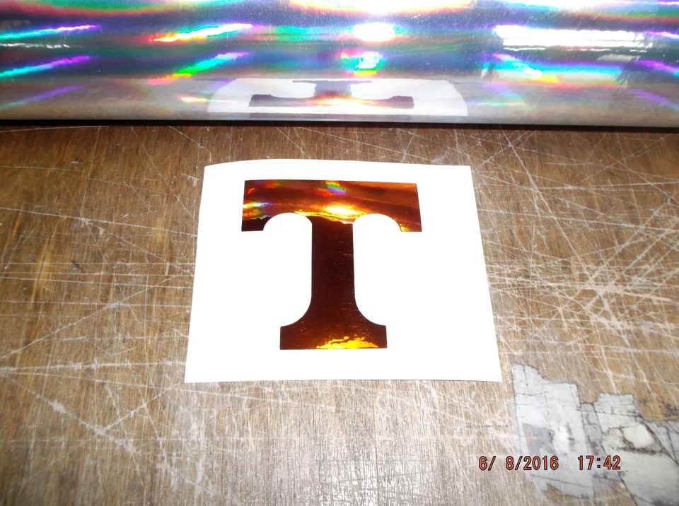Tennessee Vols Power T Decal for Rambler,Tumbler, Car, Window Approx 3 ...