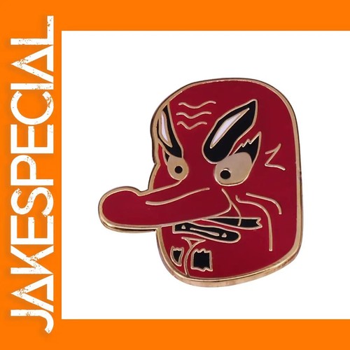 Japan Tengu Yokai Enamel Face Brooch Pin | eBay
